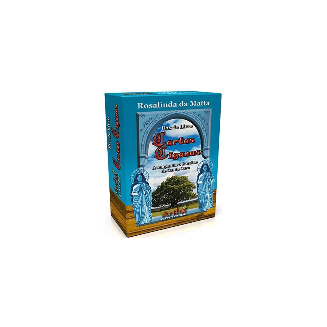 Cartas Ciganas Livro Baralho De Santa Sara Editora Artha🍾 Descubra A Emoção Do Jogo No